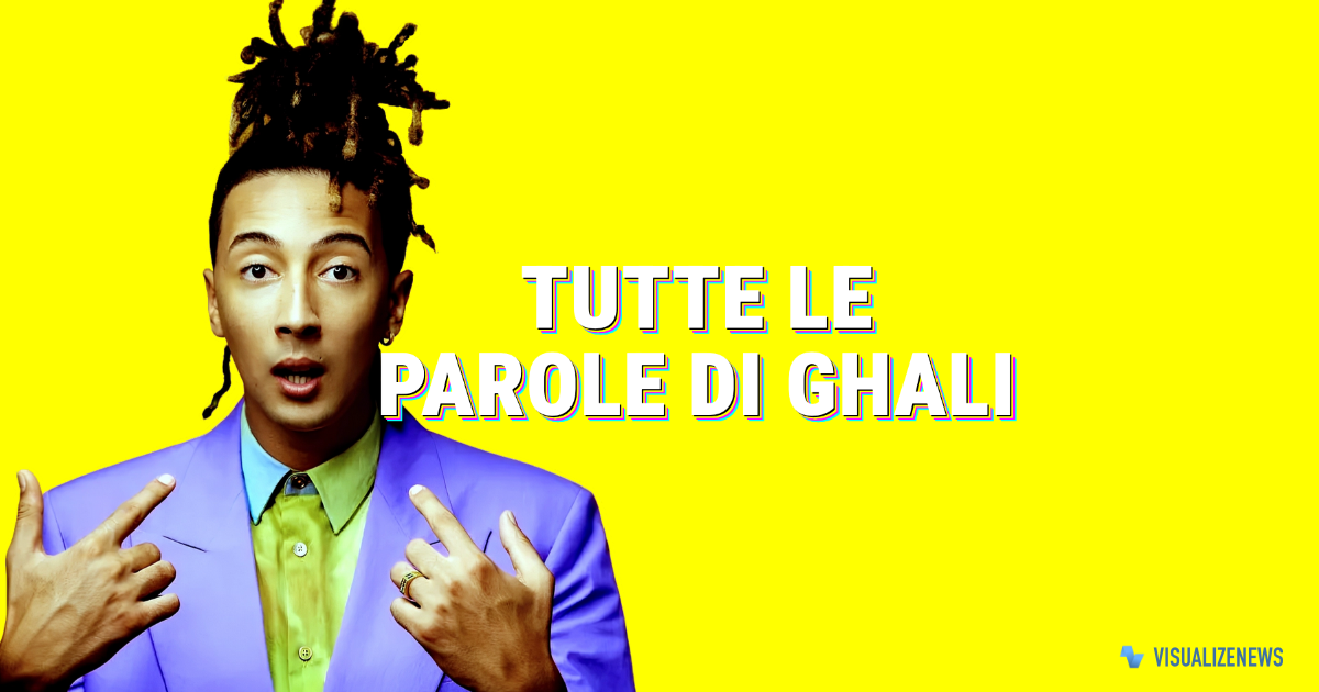 Tutte le parole di Ghali - VisualizeNews